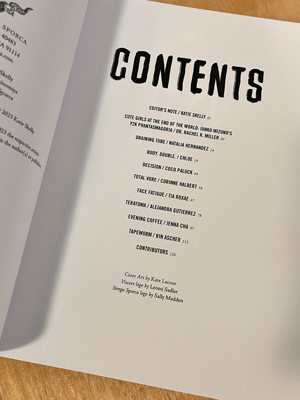 Viscere #1: Body Horror – partnersandson